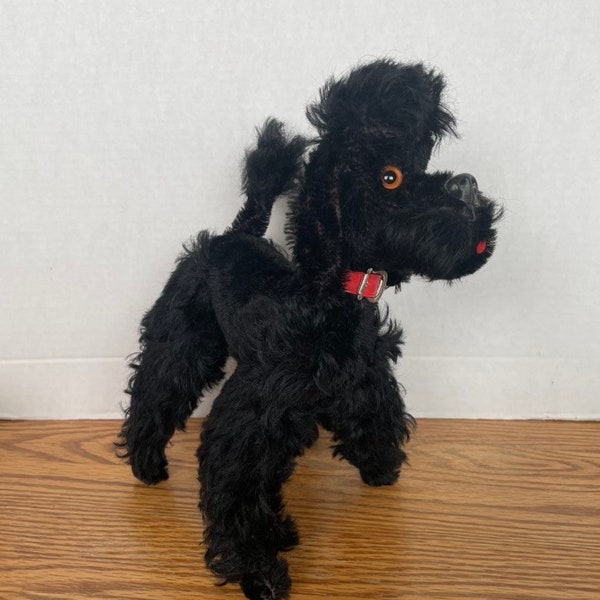 Large Stuffed Poodle Black - Etsy