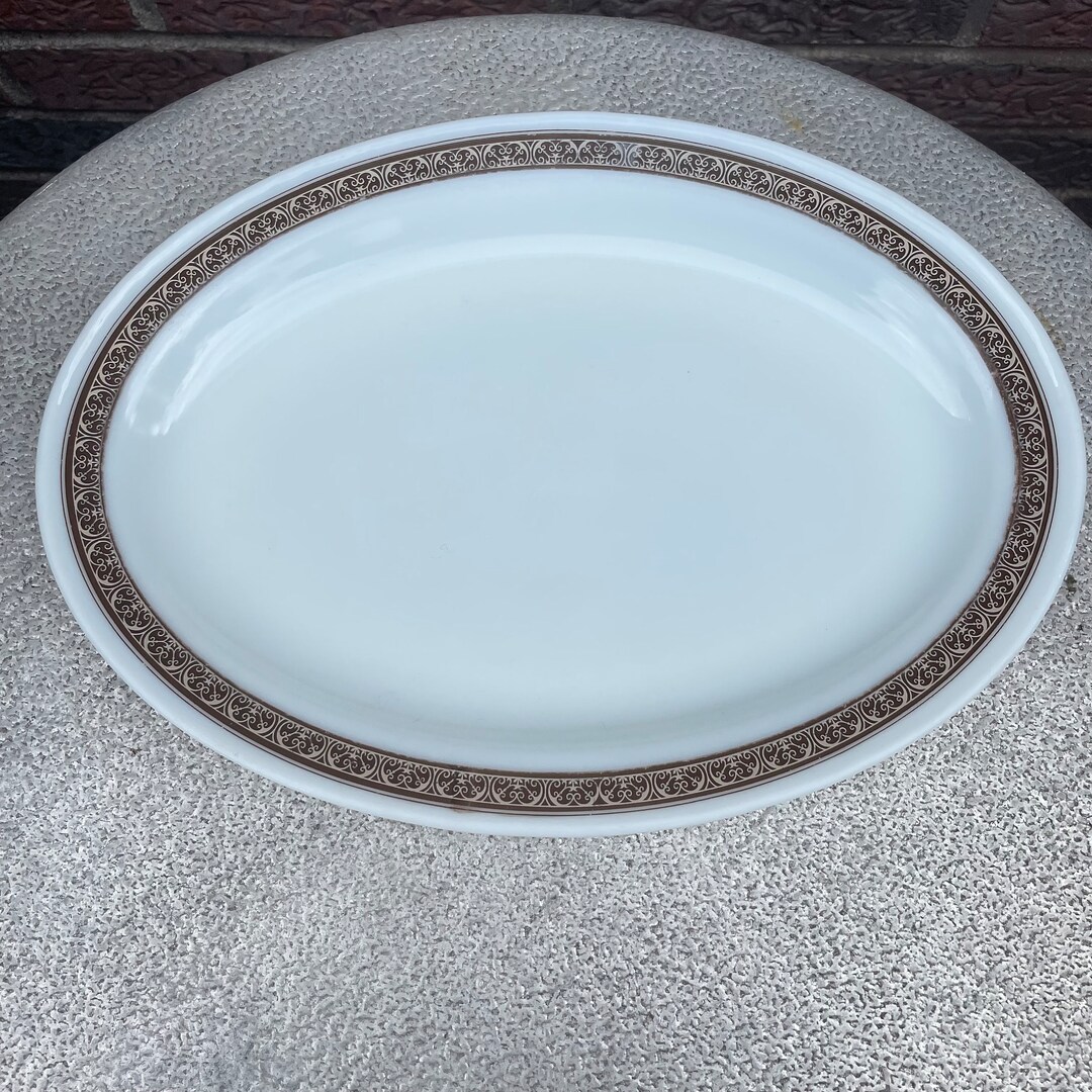Rare Pyrex Mocha Tableware Platter Dinner Ware Restaurant Ware - Etsy