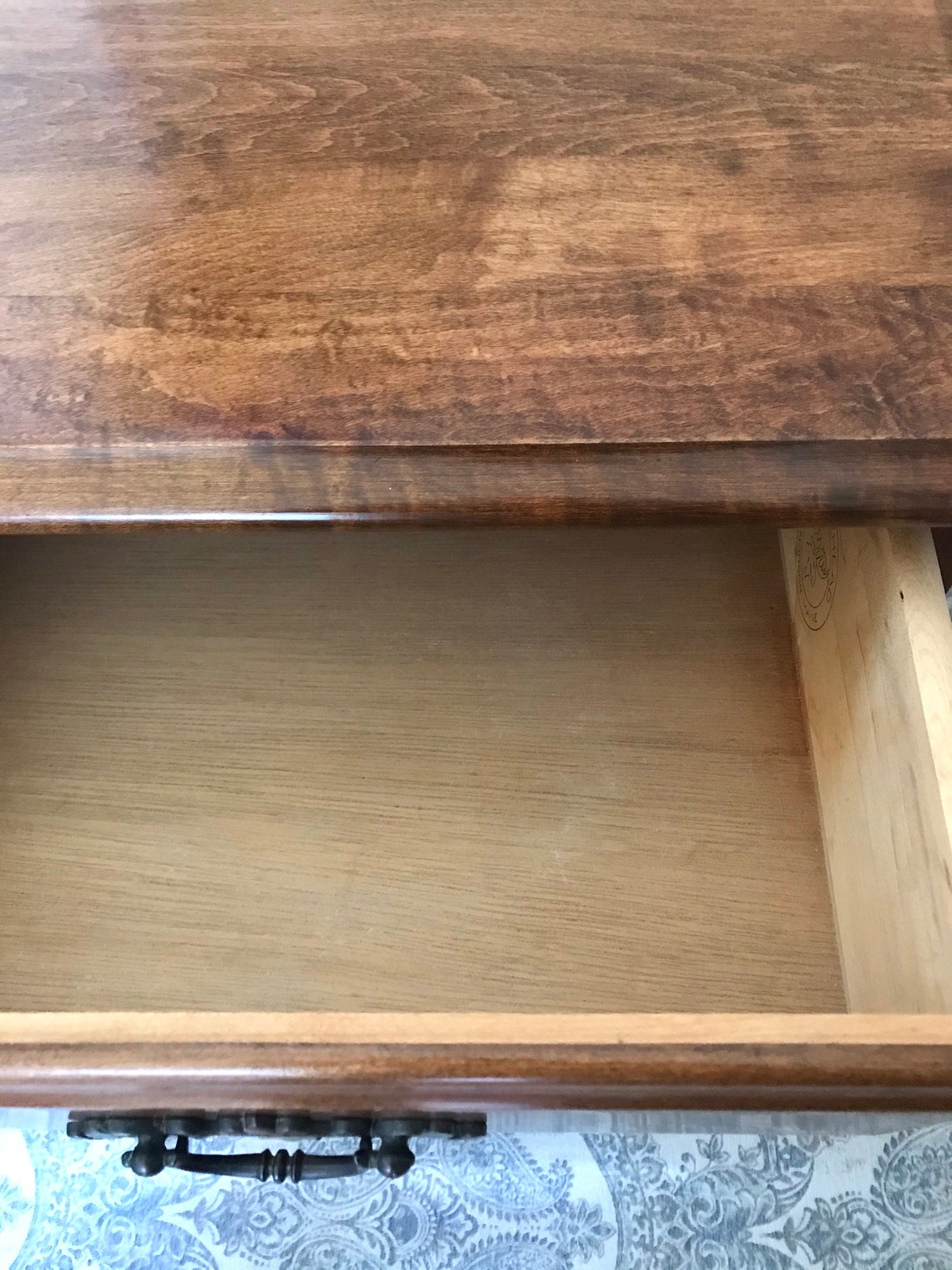 Moosehead Nightstand Solid Wood Vintage Night Table Cereza | Etsy