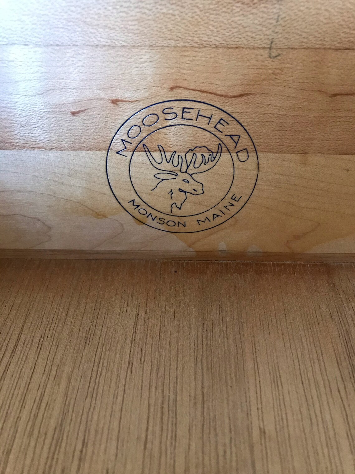 Moosehead Nightstand Solid Wood Vintage Night Table Cereza | Etsy