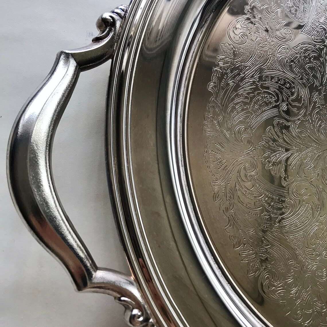 Oneida Silver-plated Tray Tray With Handles Vintage - Etsy