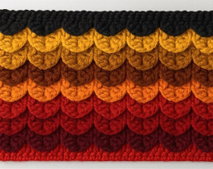 BRAVE Pattern for Crocheted Blanket - Etsy Canada