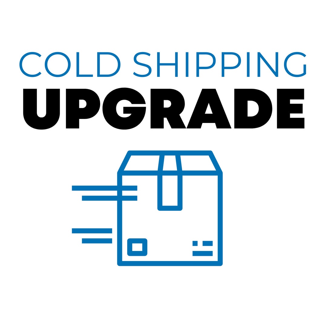 Cold Shipping Upgrade for Hot Weather & Low Melt Point - Etsy
