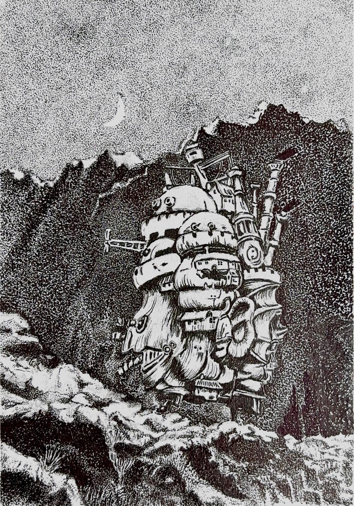 Howl's Moving Castle Print - Etsy