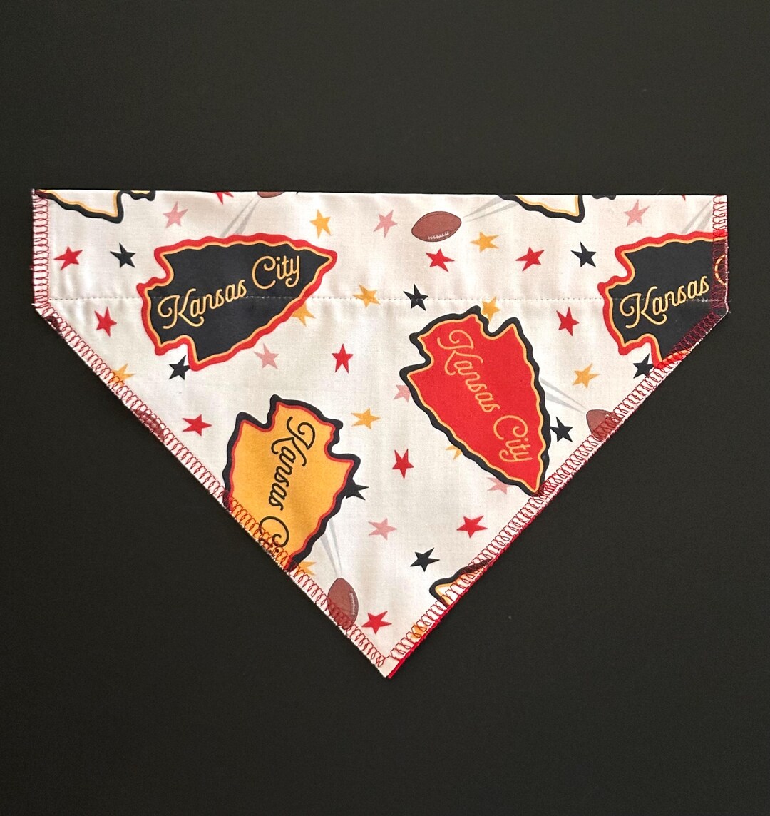 Kansas City Chiefs Pet Bandana - KC CHIEFS - Etsy