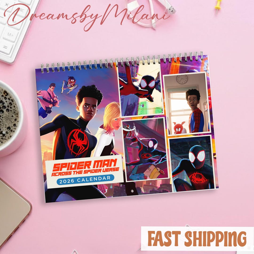 Superhero 2026 Calendar, Superhero Monthly Wall Calendar, 2026 ...