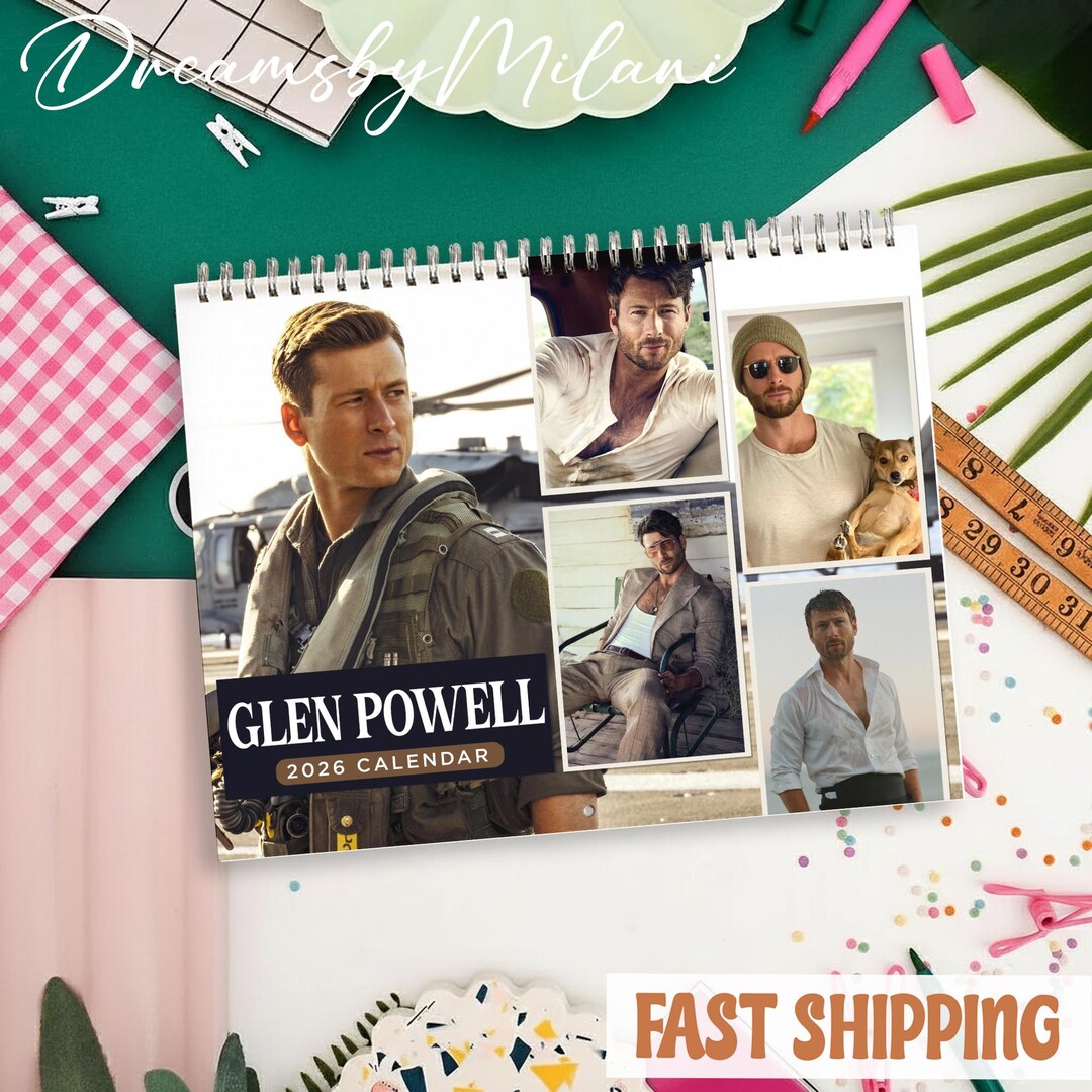 Powell Actor 2026 Calendar, Powell Actor Wall Calendar, Unique Holiday ...