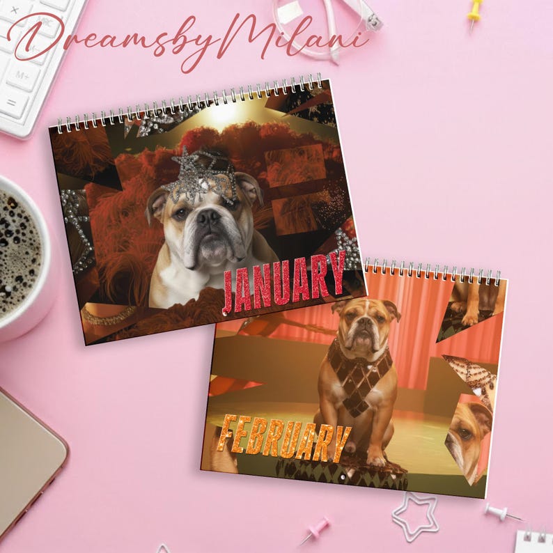 The Life of Bulldog 2026 Calendar, the Life of Bulldog Monthly Wall ...