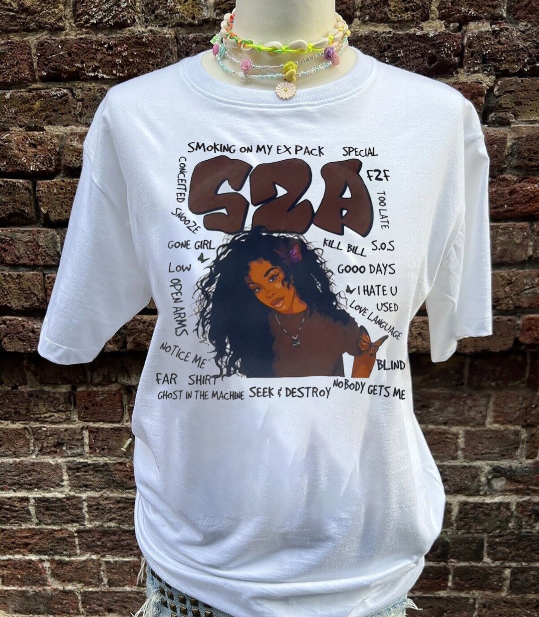 SZA Shirt, SZA Merch Tee, Good Days, Sza Merch, SZA Sos Tour, Sza Album ...