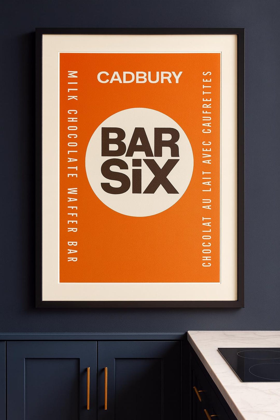 Retro Cadbury Bar Six Print | Vintage Chocolate Wall Art (digital ...