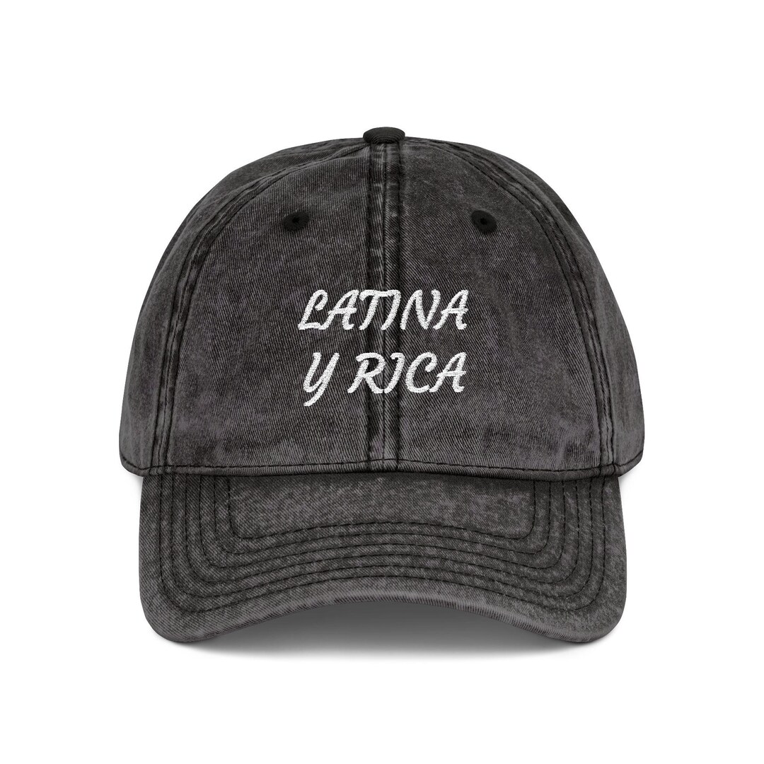 Latina Y Rica Cap | Vintage Embroidered Hat - Etsy