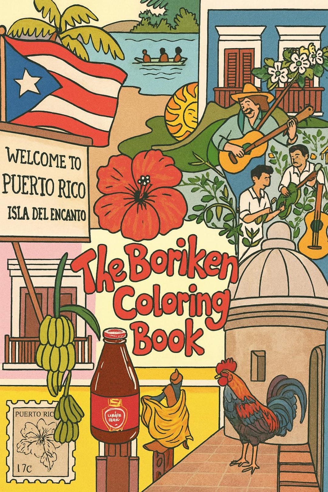 The Borikén Coloring Book. for All the Proud Boricuas. - Etsy