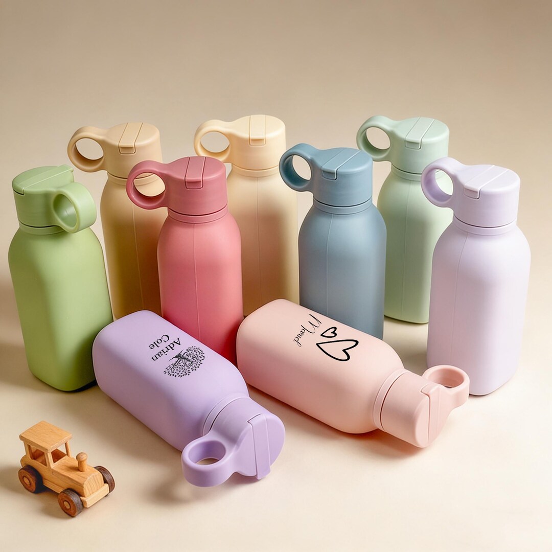 Personalized Kids Thermos, Custom Name Insulated Water Bottle, Leak ...