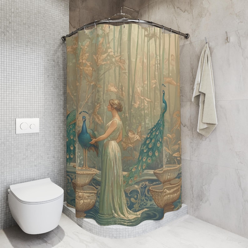 Art Nouveau Shower Curtain