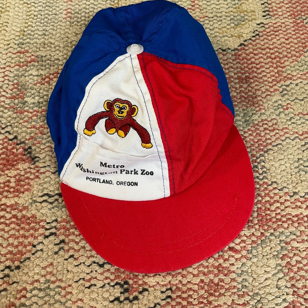 Vintage Zoo Hat Childrens Cap Metro Washington Park Zoo Portland Oregon ...