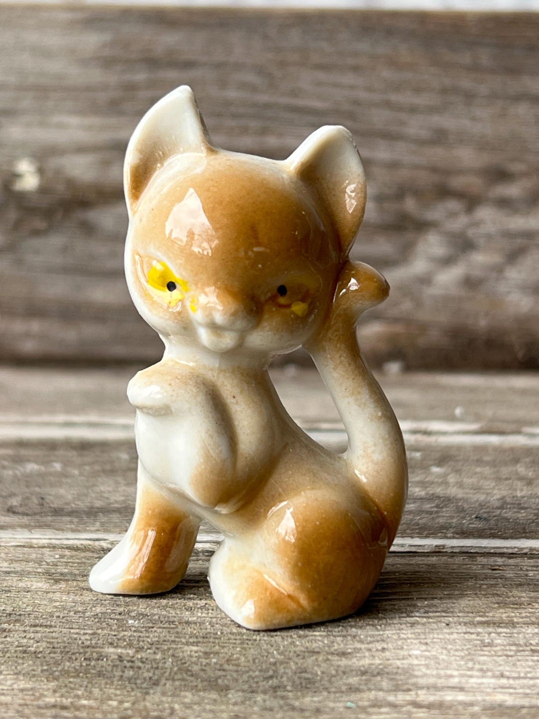 Vintage Ceramic Cat Siamese Kitten Made in Japan - Etsy