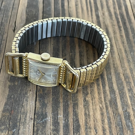 Vintage Unisex LORD ELGIN Watch - Drivers Hinged Lugs… - Gem