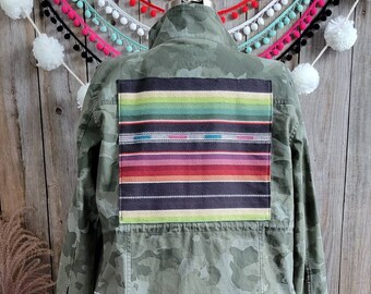 Camo Upcycled Jacket - Etsy