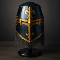 Medieval Close Knight Helmet- Armet Helmet- Ancient Close Knight Helmet ...
