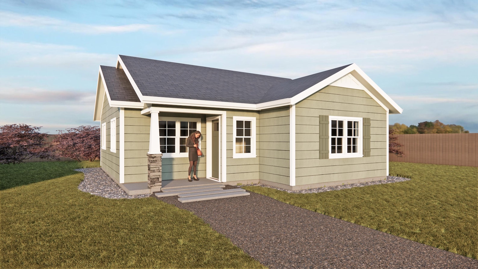 The Classic Ranch - ADU Plans - Open Plan Design - Accessory Dwelling ...