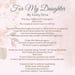 For My Daughter Poem | by Emily Orta - Etsy