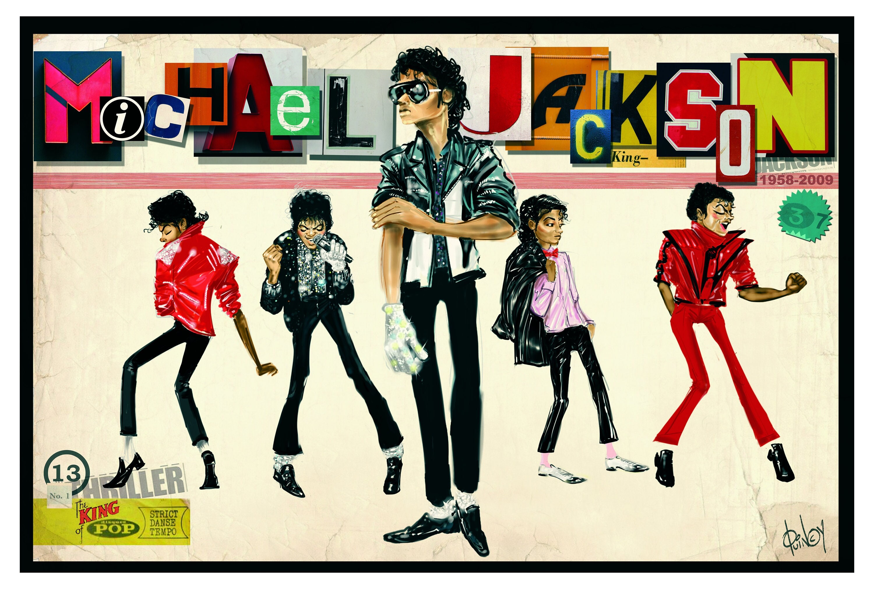 Michael Jackson Poster - Etsy