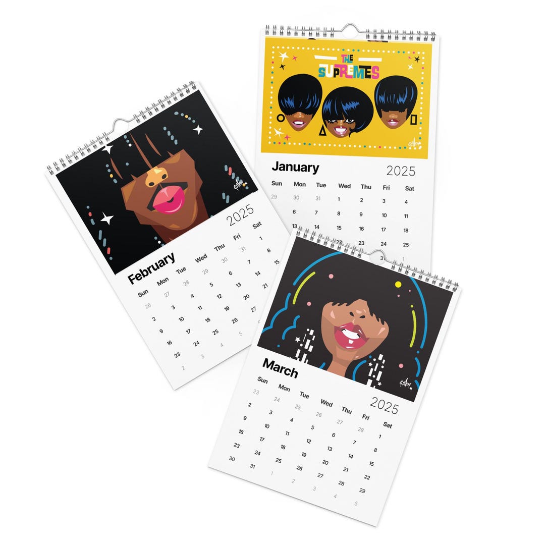 Quincy Ray 2025 American Pop Art Calendar - Etsy