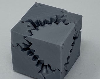 3D Printed Gear Cube | Etsy