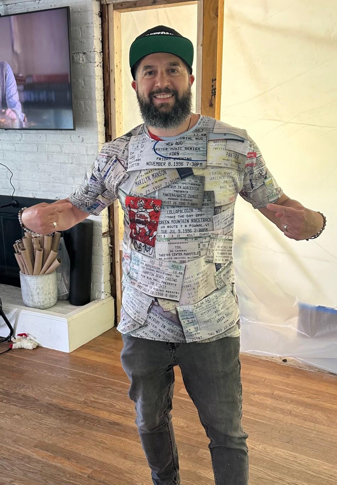 Personalized Concert Ticket Stub Shirts - Etsy