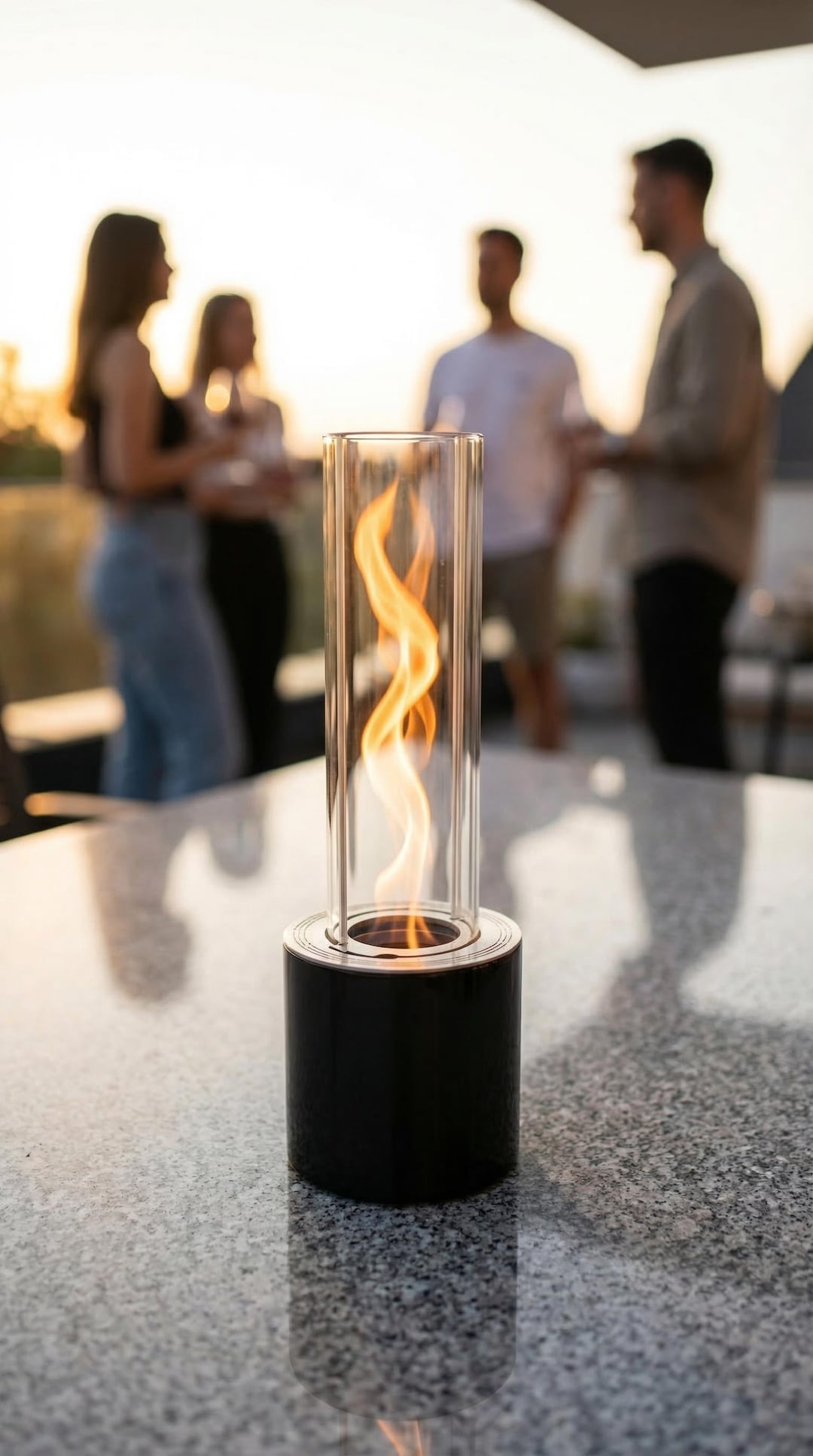 Twisted Flames Tabletop Fire Pit – No Sparks, No Smoke, No Smell ...