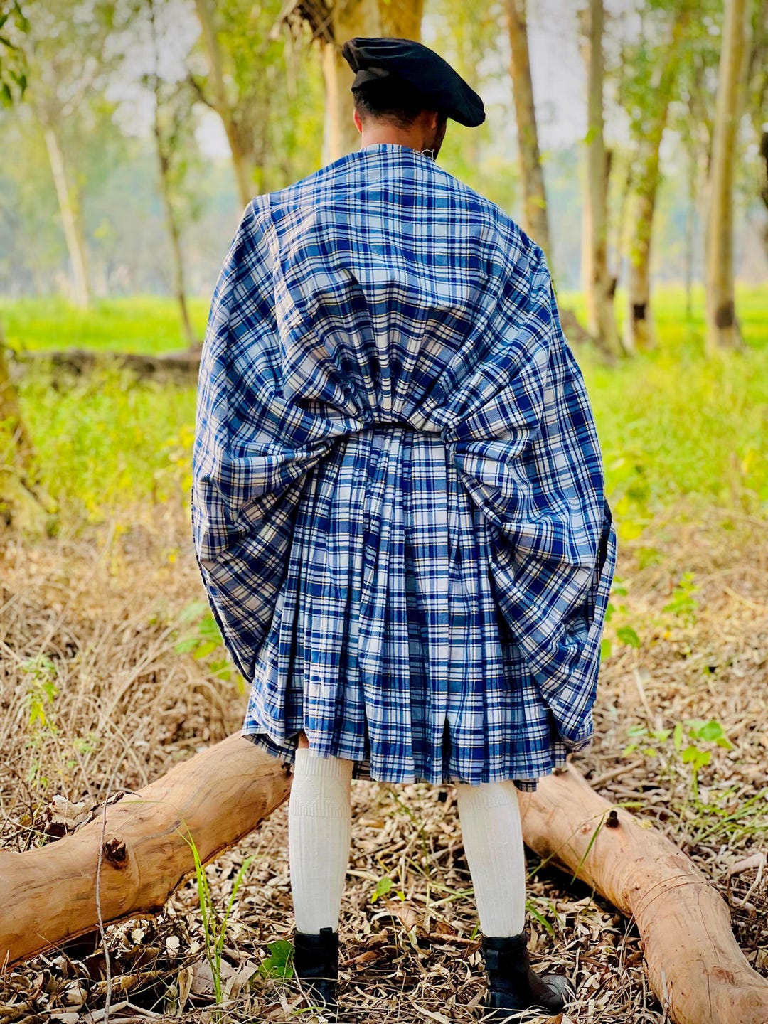 Scottish Great Kilt Men’s Traditional Tartan Wedding Kilt Handmade ...