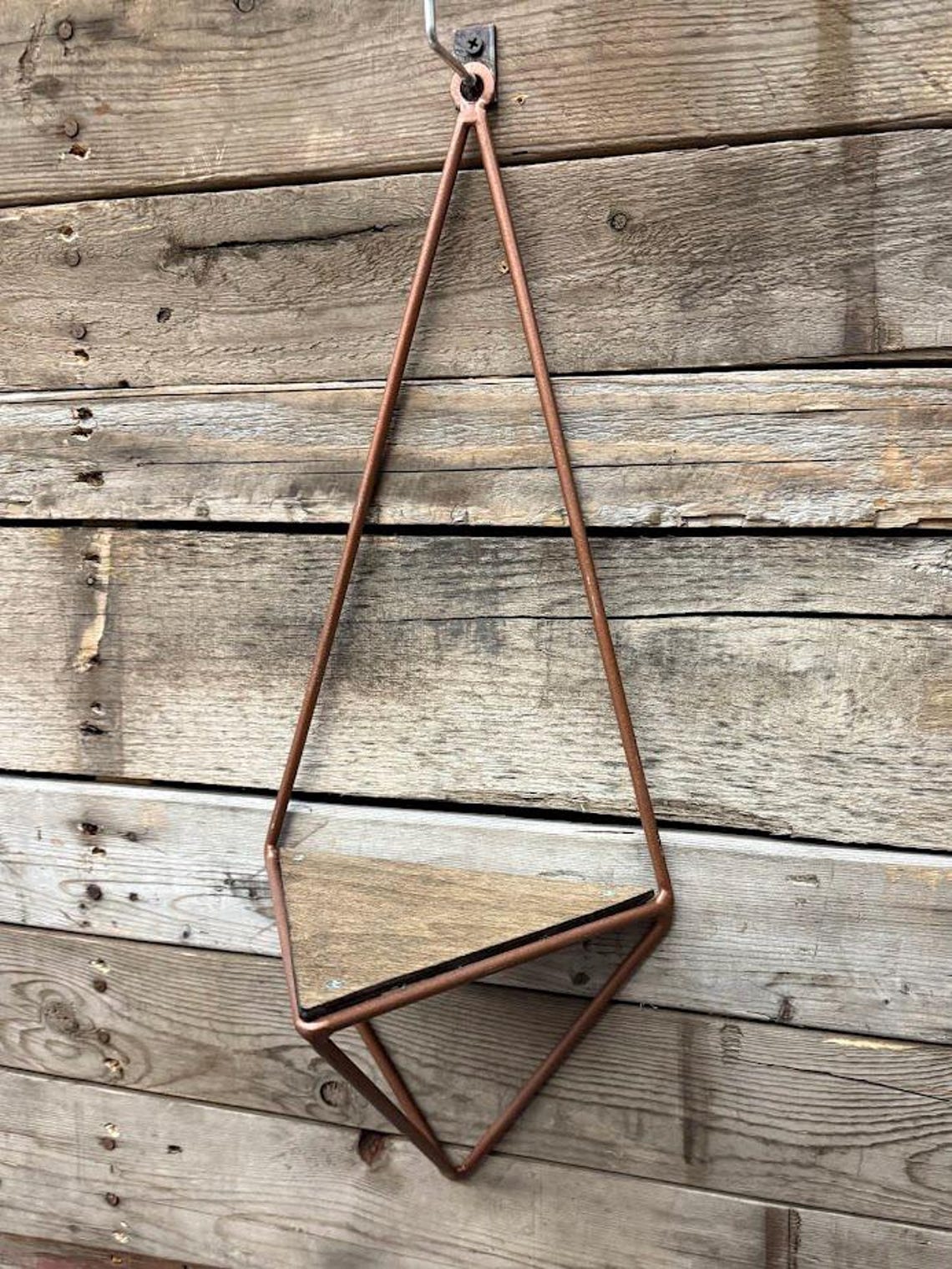 Triangle Wall Art Shelf - Etsy