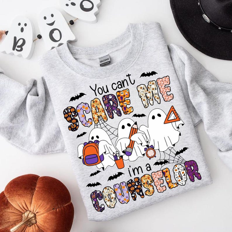 Spooky Halloween Counselor PNG, You Can’t Scare Me I’m a Counselor ...