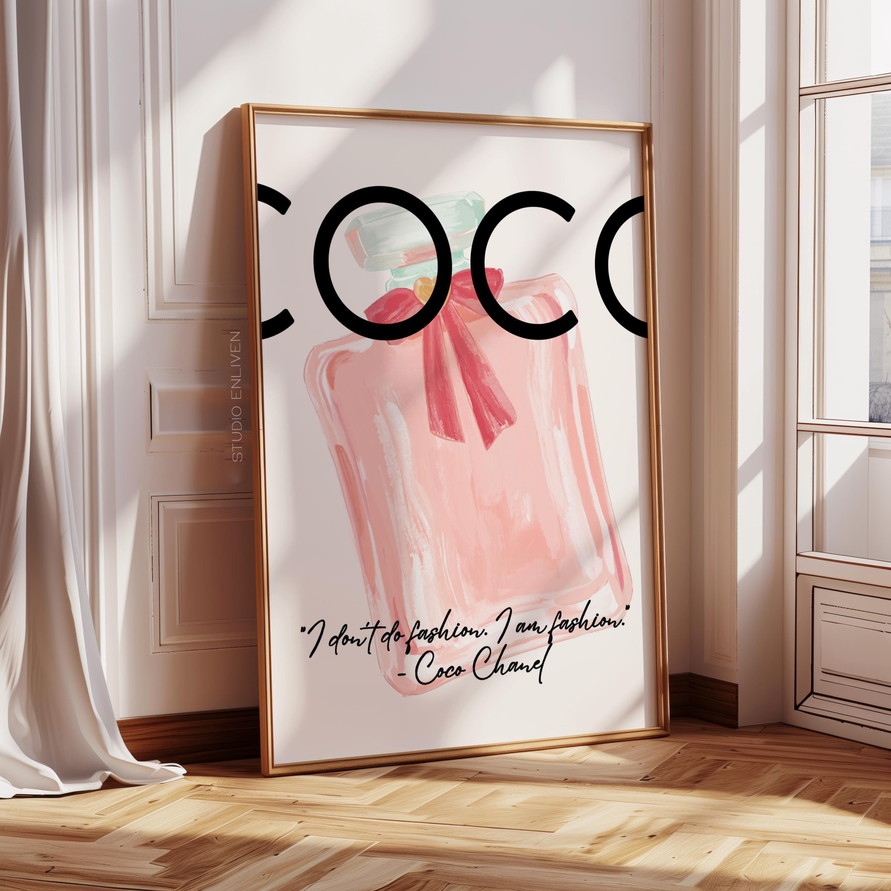 Coco Wall Art Fashion Poster Digital Download Home Decor Luxury Art for ...