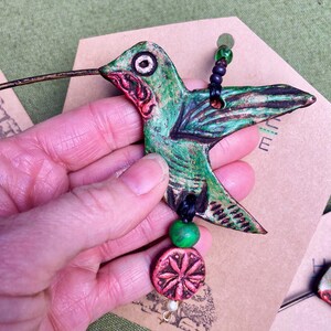 Hummingbird Ornament - Happy Little Flying Hummingbird - Decorative ...
