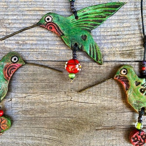 Hummingbird Ornament - Happy Little Flying Hummingbird - Decorative ...