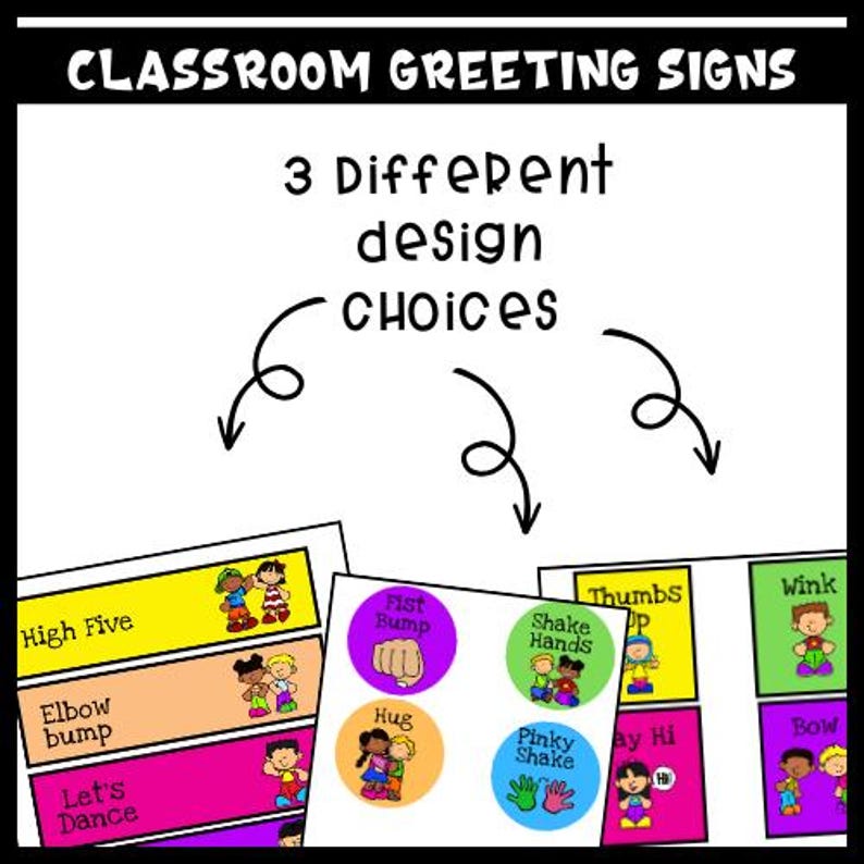 Classroom Greeting Signs - Editable Morning Greeting Signs - Back to ...