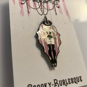 Booty Witch Spooky Burlesque Enamel Pin by Carlations - Etsy