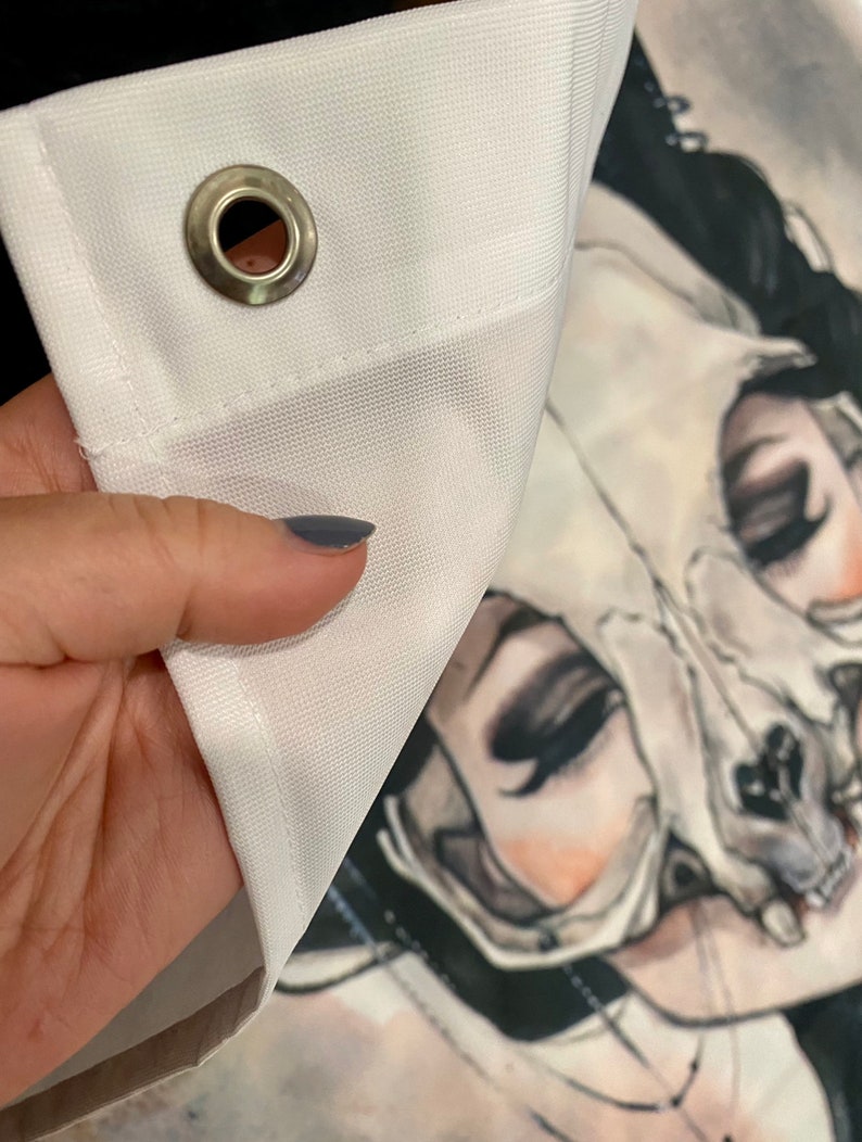 Black Cat Skull Mask Gothic Witch Macabre Wall Art Decor by | Etsy