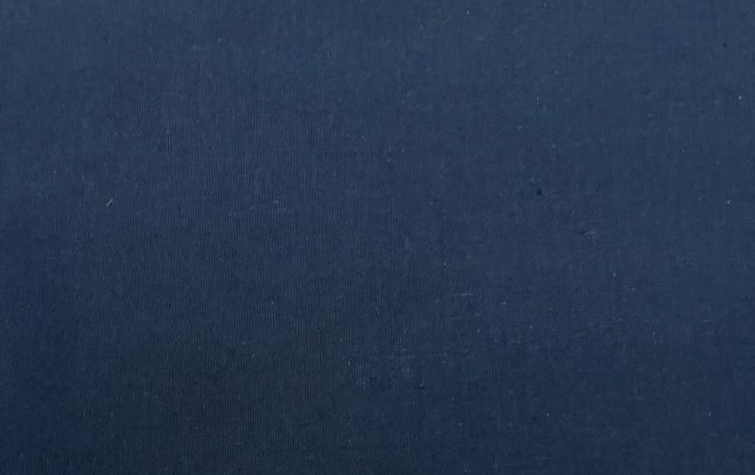 Solid Navy Blue Cotton Fabric | Deep Blue Plain Fabric by the Yard ...
