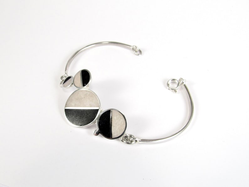 Sterling Silver Bracelet Modern Bracelet Contemporary | Etsy