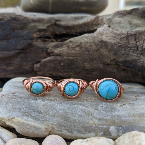 Turquoise and Copper - Etsy