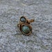Jasper Infinity Hug Ring Custom Size Boho Jewelry for Daughter or Mom ...