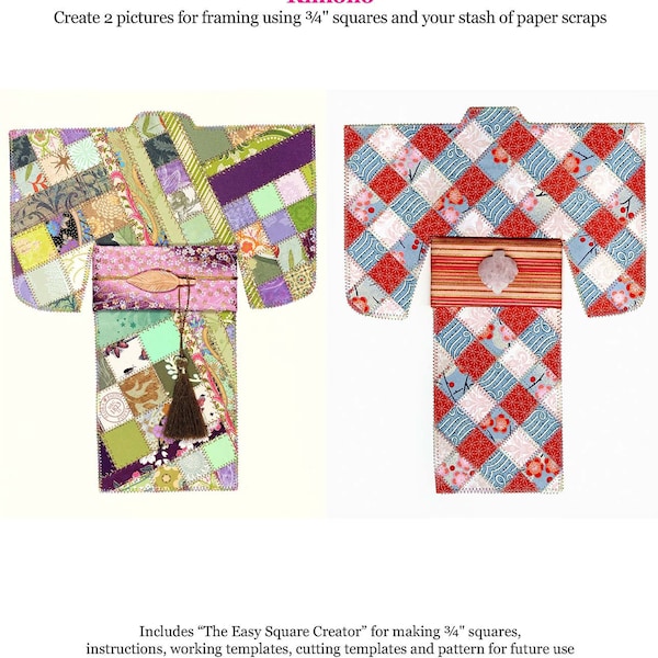 Kimono Quilt Pattern - Etsy