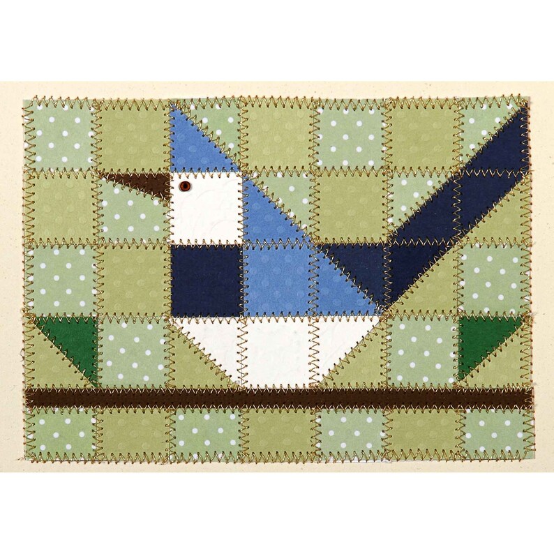 Birds of a Feather Paper Quilt Card Pattern - GC102 - Etsy
