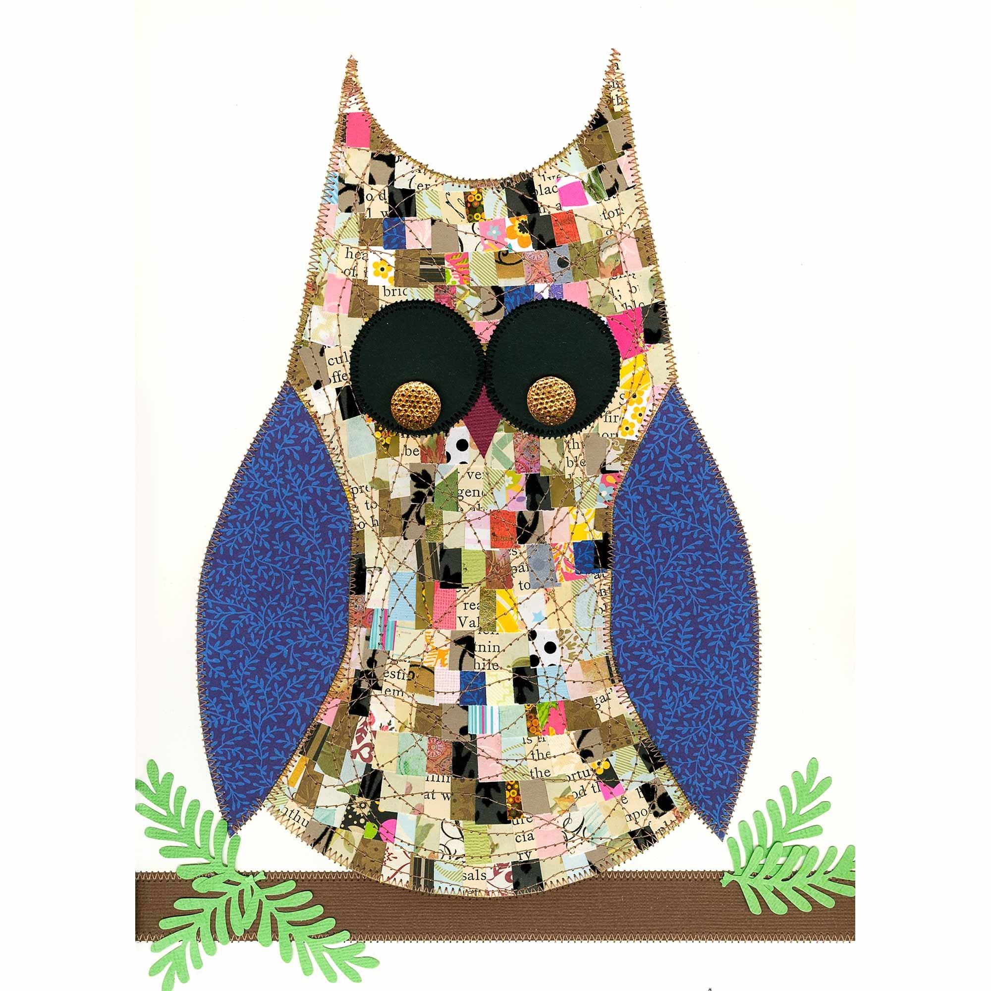 Whoo Gives A Hoot Paper Quilt Picture Pattern - QP108 - Etsy
