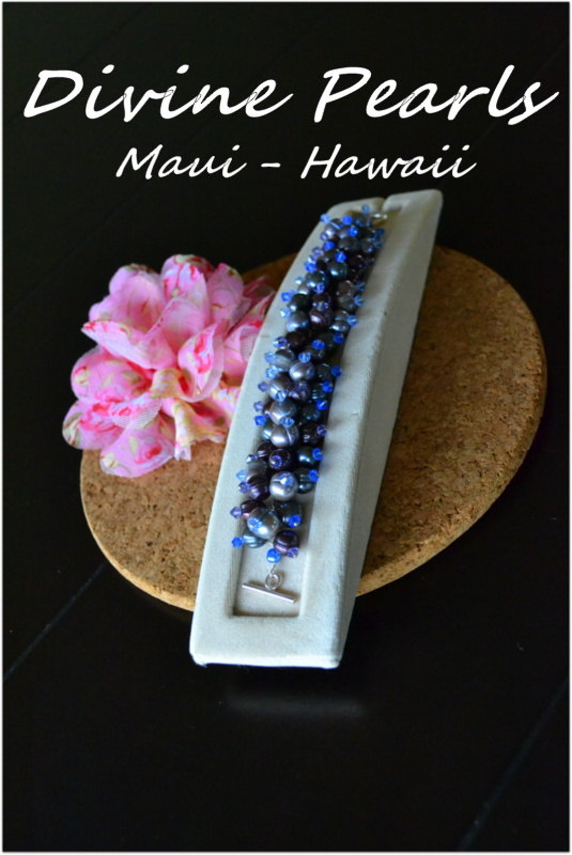 Different Shade Purple & Blue cha Cha Bracelet Sterling Silver - Etsy