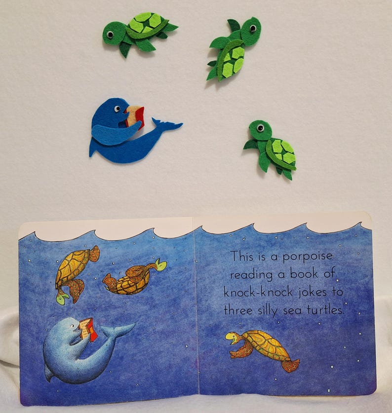 Felt Shapes Story Set, Emu, Turtle, Wagon - Montessori Learning - Etsy