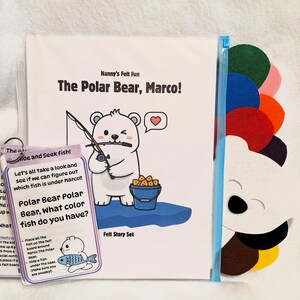 The Polar Bear, Marco! Felt Story Props - Etsy