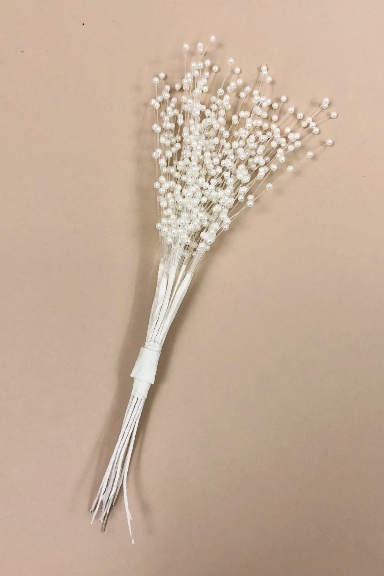 Vintage Bridal White 12 Stem Pearl Spray With Illusion Wire | Etsy